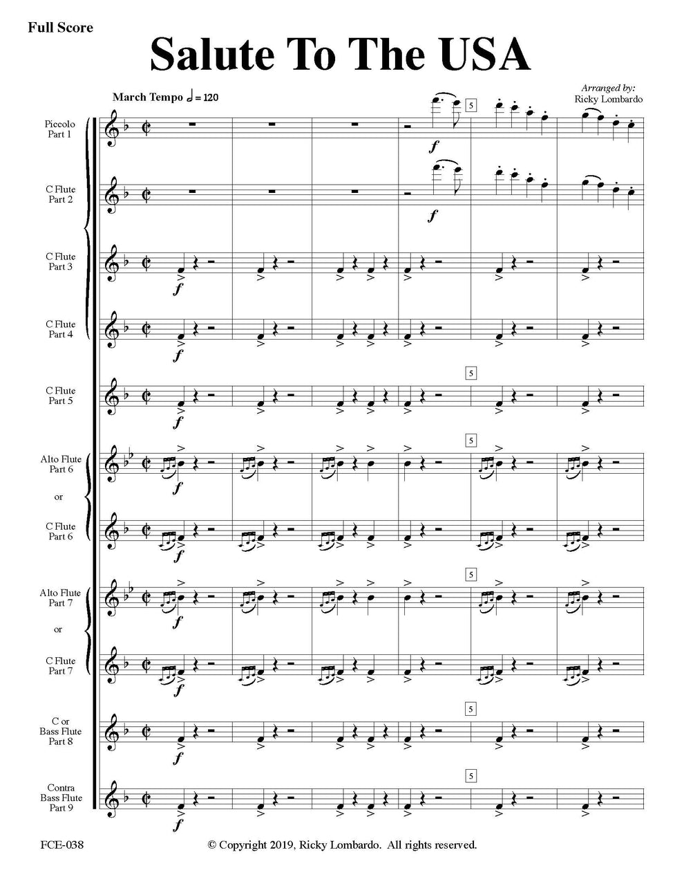 FCE-038 Salute To The USA – LOMBARDO MUSIC PUBLICATIONS